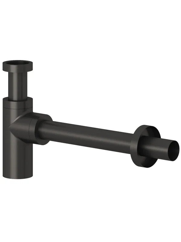 Сифон для раковины Kludi 10020N2-00 32 мм, бутылочный, оружейная сталь