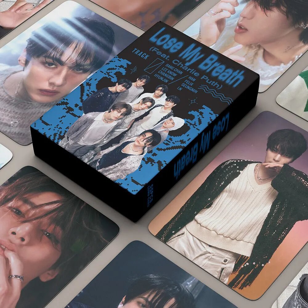 K-POP Карты Stray Kids LOMO 55 шт. Stray Kids альбом Lose My Breath Kарточки Стрей Кидс 2024 ATE Плакат Открытки