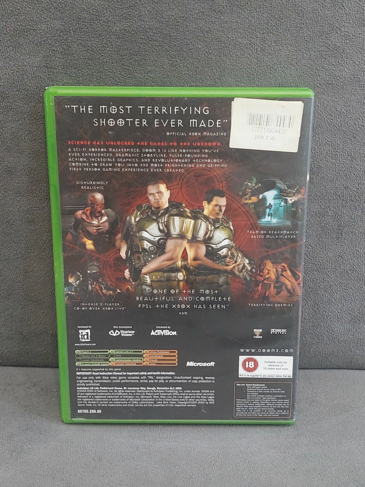 Видеоигра Doom 3 Xbox — фото 1