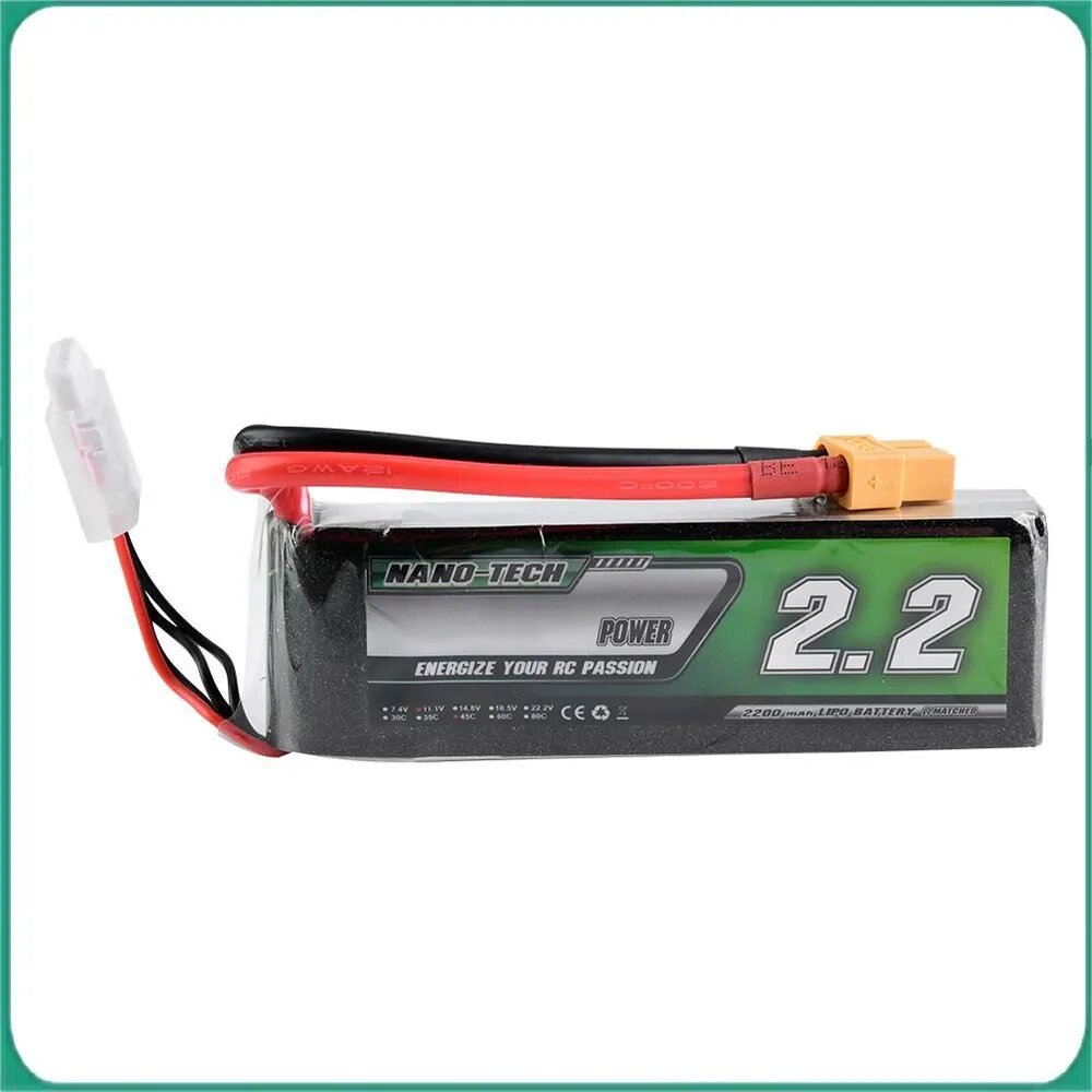 2200mAh LiPo аккумулятор 11.1V, XT60, для радиоуправляемых лодок/машин/самолетов с высокой мощностью