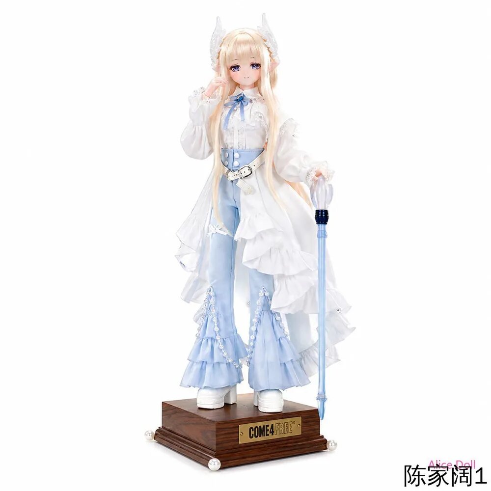 BJD кукла COME4FREE Minty4.0 Поэма туманного пера 1/6, 22 см, блондин, Материал: велюр