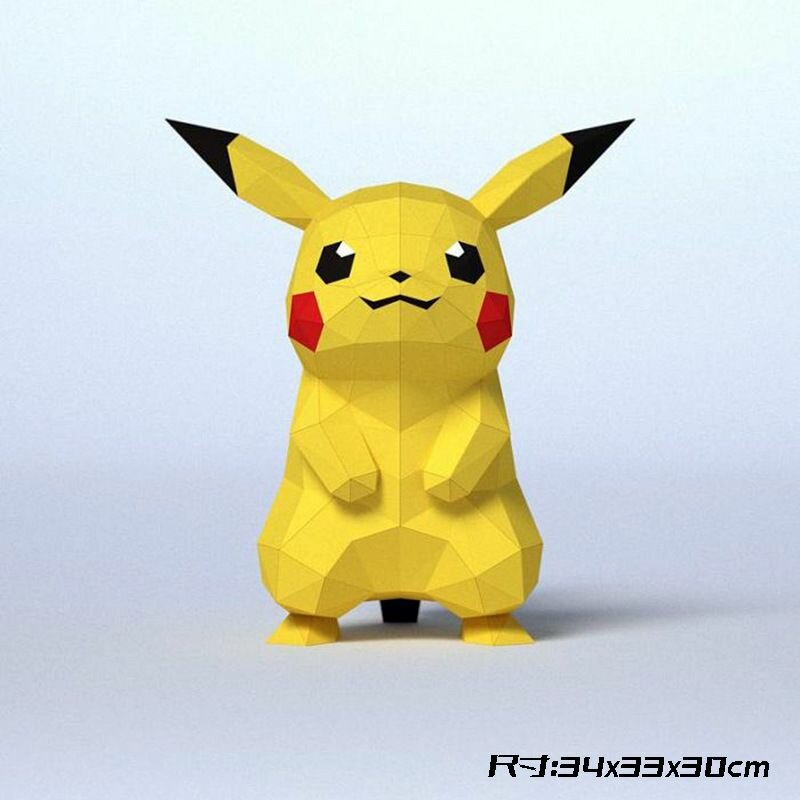 Конструктор бумажный, 3D набор для творчества, моделирования полигональной фигуры из картона, развивающий, подарочный / инструменты для сборки в комплекте для рукоделия 3D модель подарок сборка картона