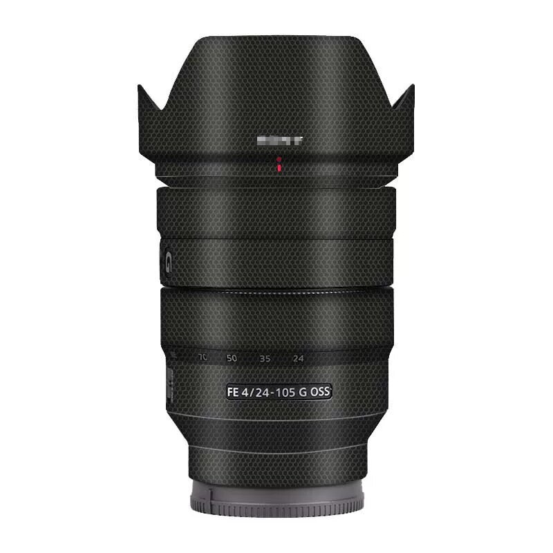 Стикер для объектива Sony FE24-105F4 с черным матричным рисунком, высококачественный декаль для камеры