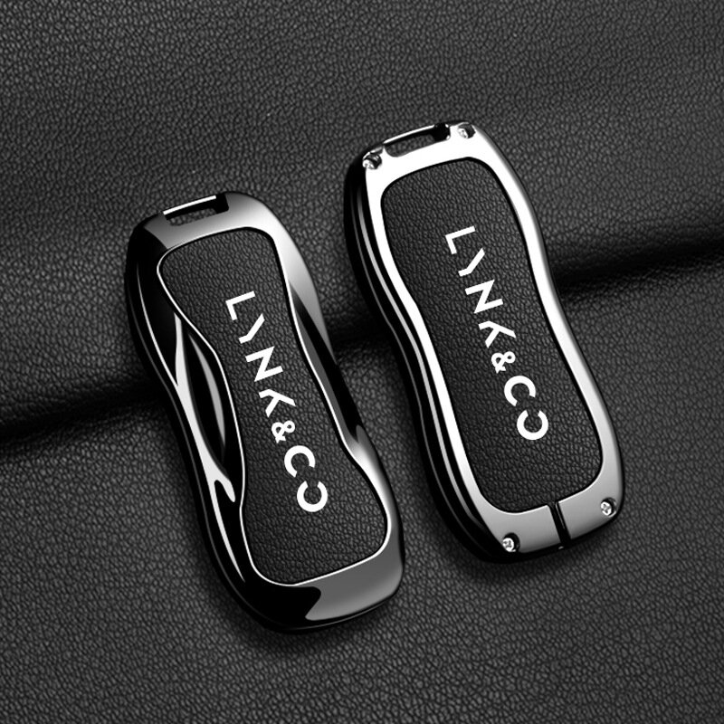 Автомобильный чехол для ключей Lynk & Co D-Model с козьим рисунком в черном цвете защитная принадлежность для