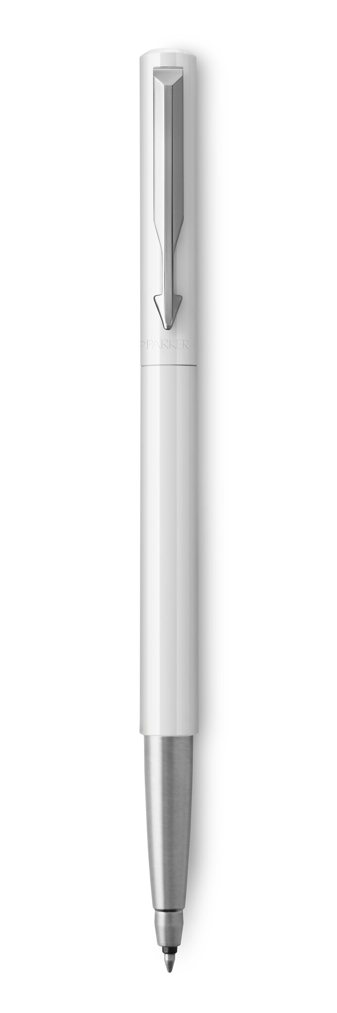 Ручка-роллер Parker Vector Standard T01 CT, цвет: White, стержень M, цвет чернил blue, в подарочной упаковке 2025456, S0160050