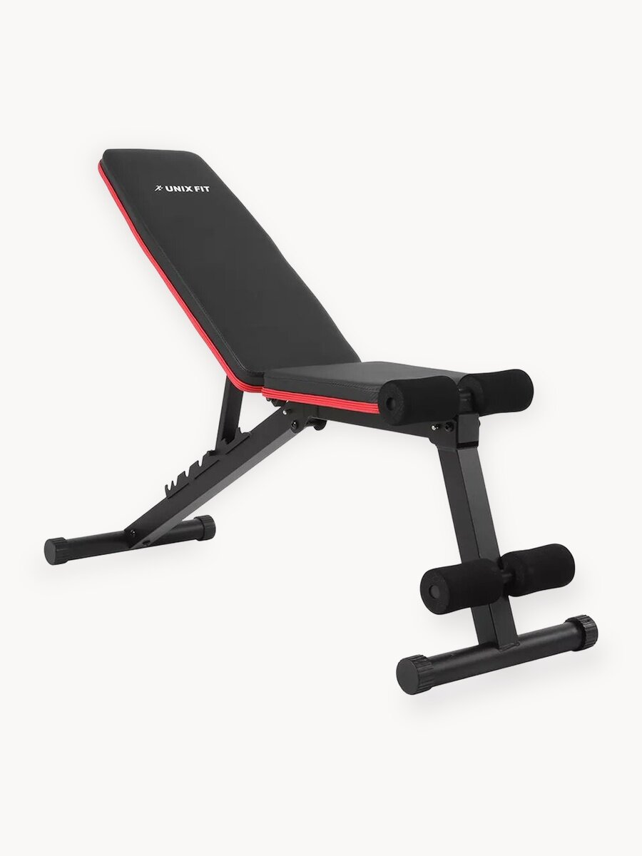 Скамья силовая универсальная UNIX Fit BENCH 110 складная, регулируемая, нагрузка на скамью до 240 кг UNIXFIT