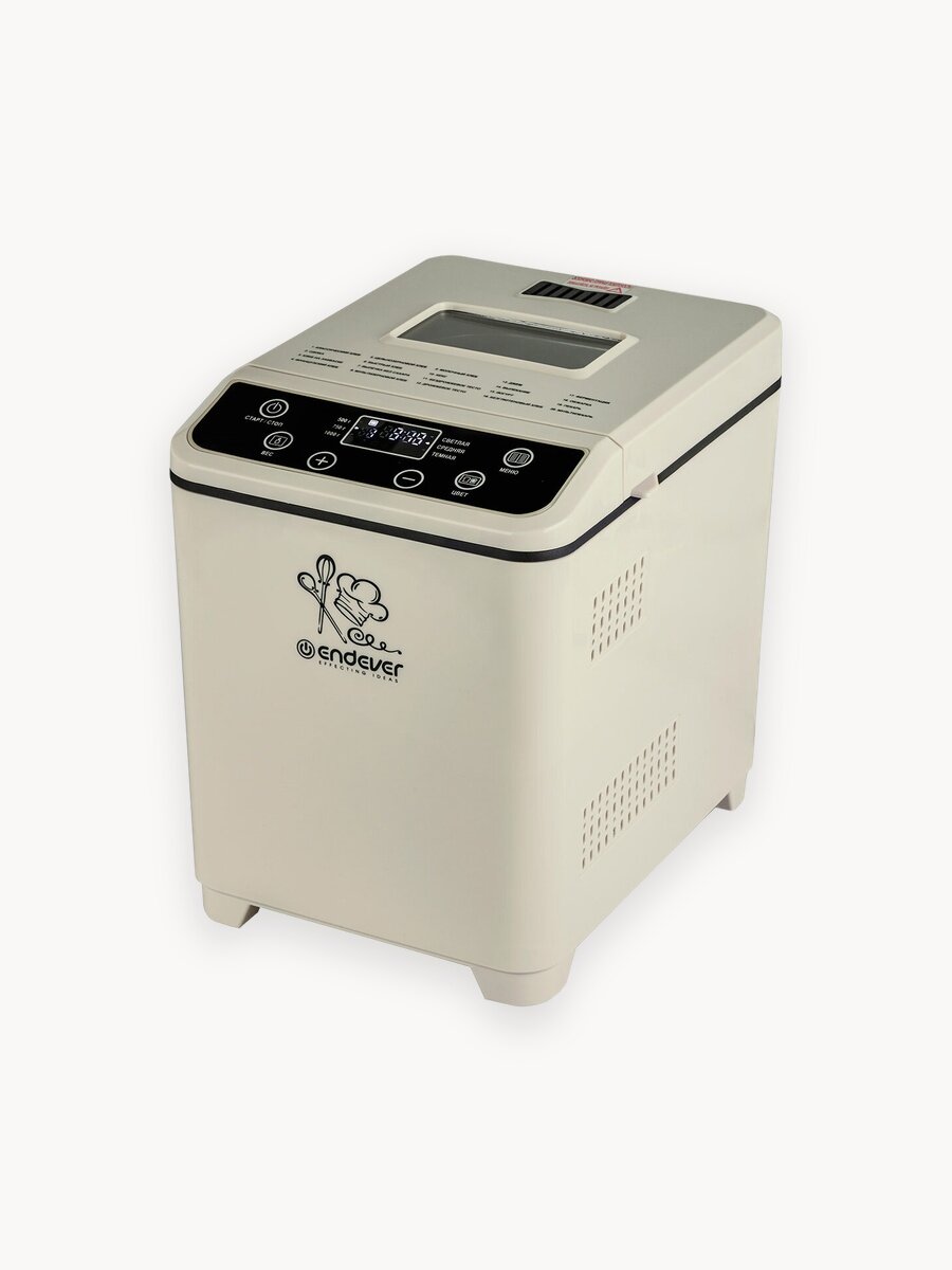 Хлебопечь ENDEVER MB-67, сенсорное управление, 22 программы, автоподогрев