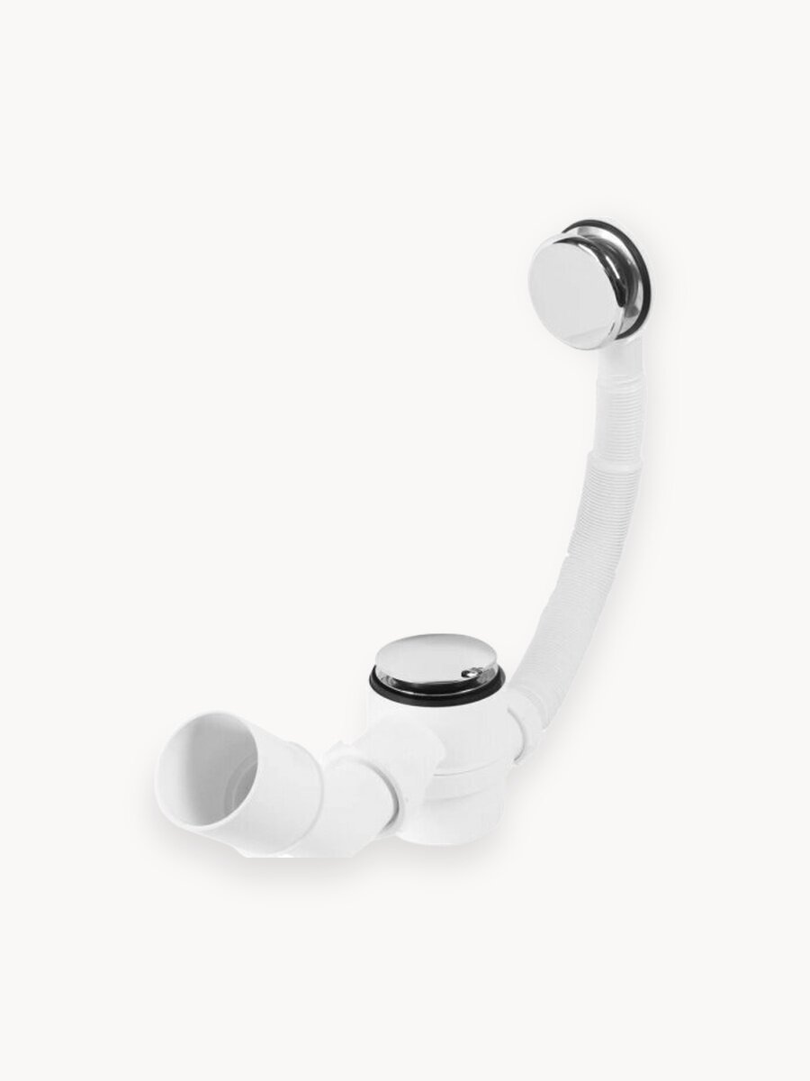 Слив-перелив MCALPINE MRB11-PB, L=330-700 х 34 мм, выход 40/50 мм