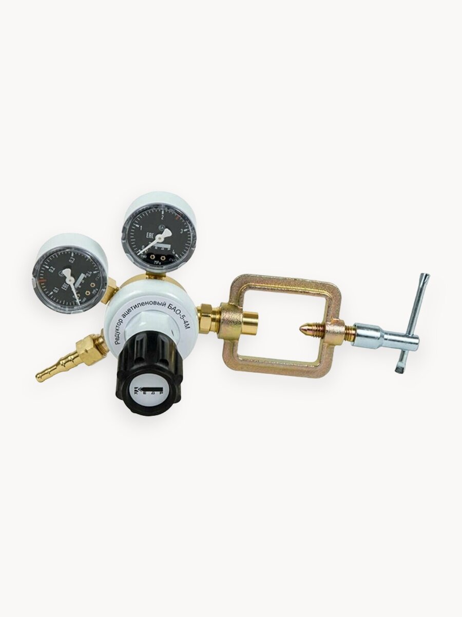 Редуктор ацетиленовый для газового баллона БАО-5-4М кедр 1280005