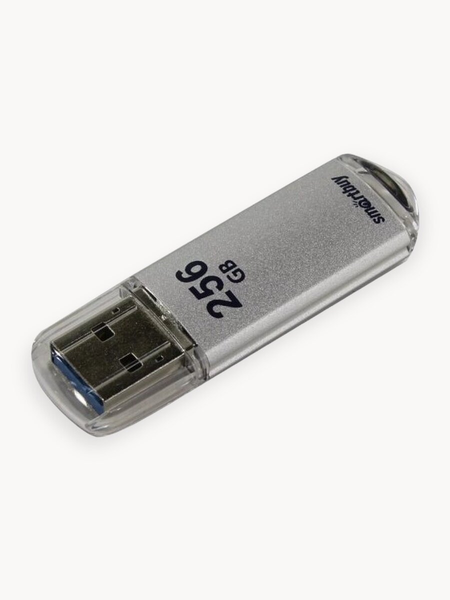 USB флешка Smartbuy 256Gb V-Cut silver USB 3.0