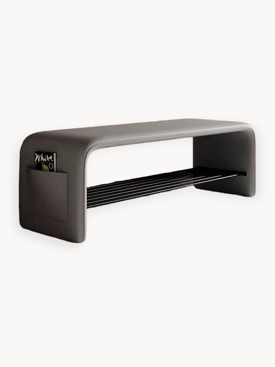 Банкетка, Искусственная кожа, 80х35х40 см