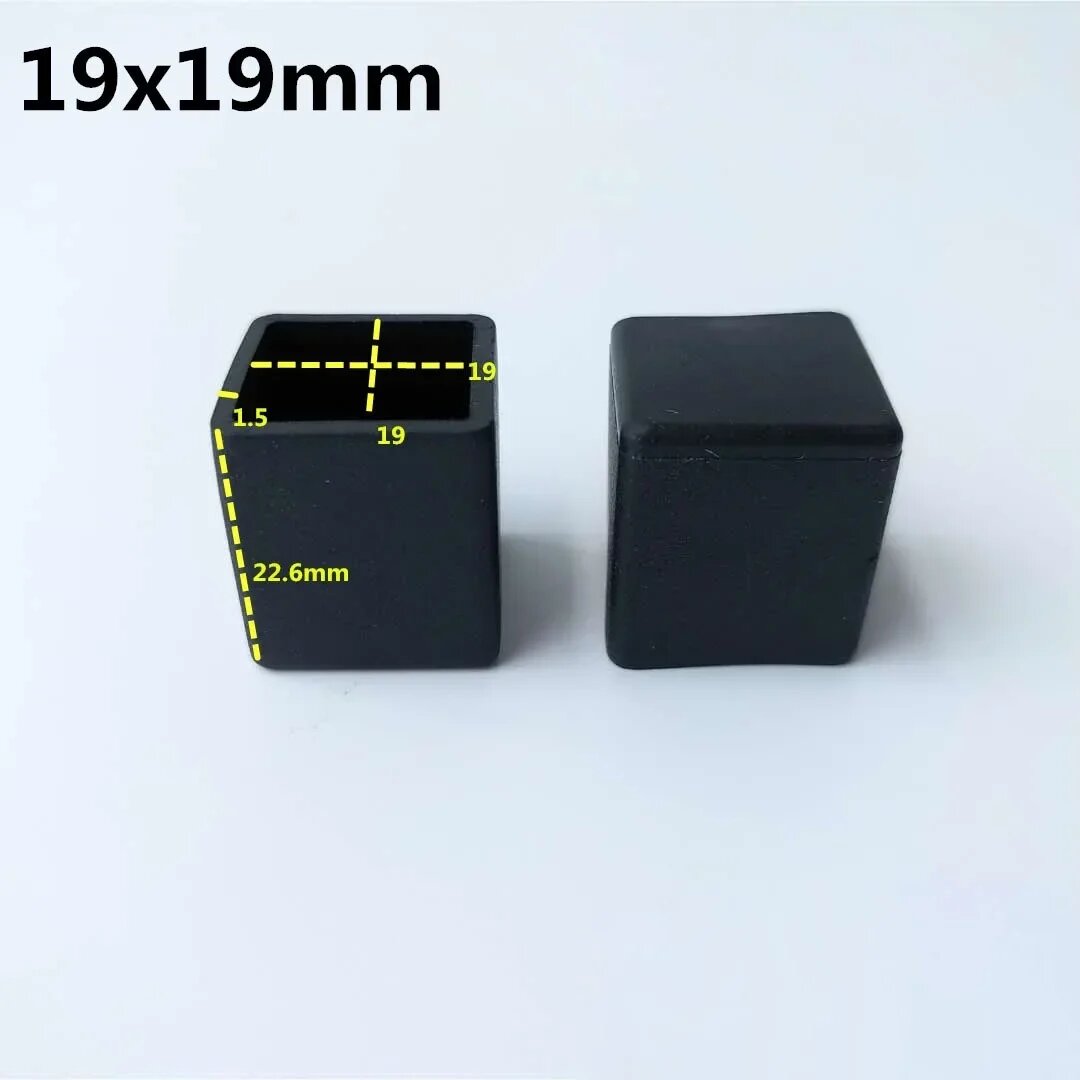 Защитные накладки на ножки мебели, 19x19mm, 8pcs