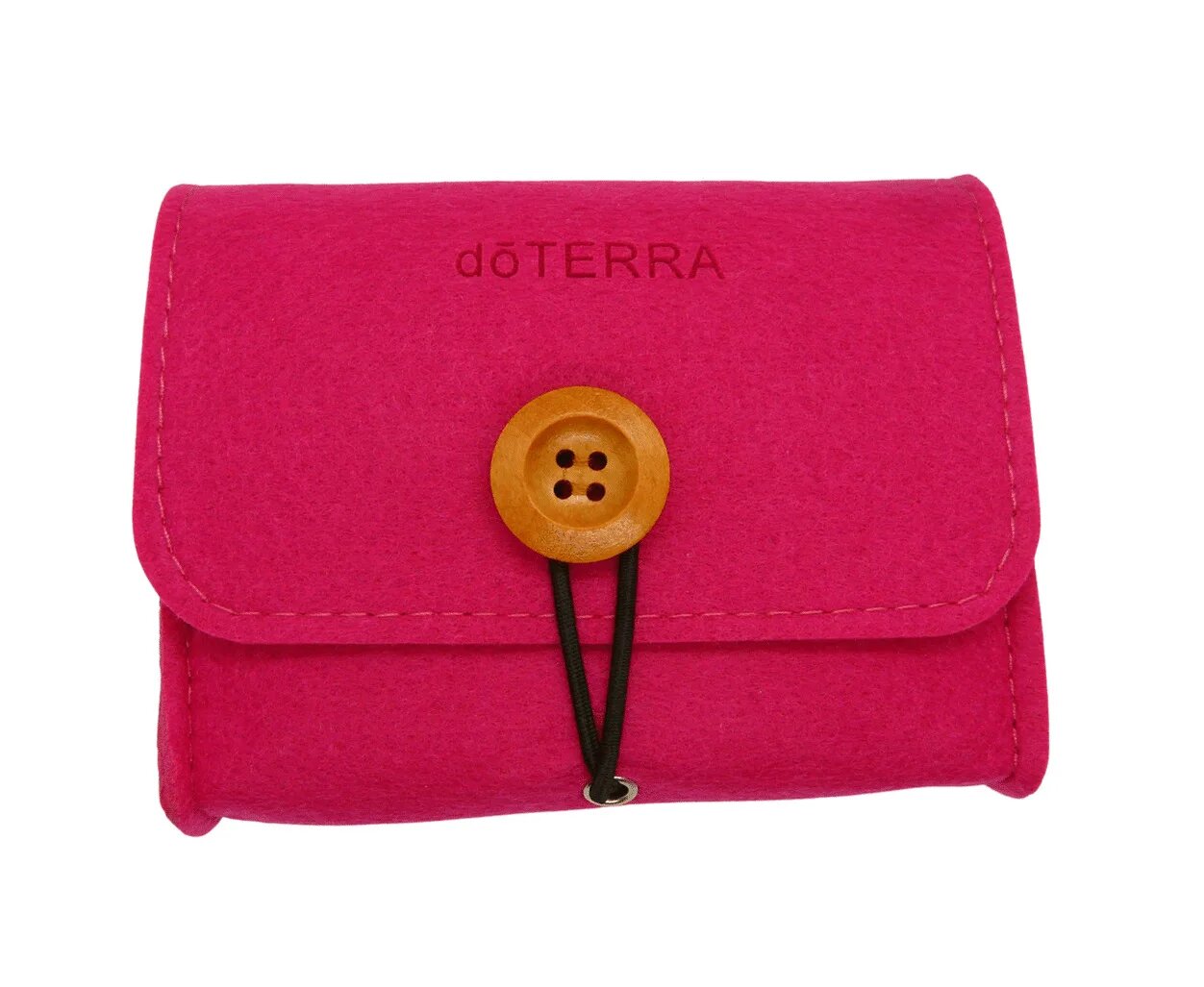Фетровая сумка для эфирных масел DoTERRA Розовый, Rose DoTERRA Logo