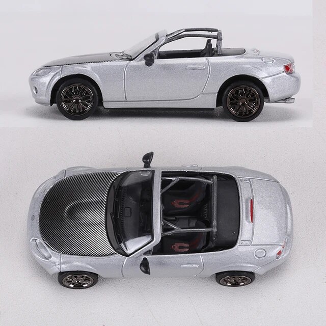 DCT 1/64 Mazda MX5 MX-5 Alloy Racing Car Литые игрушечные машинки Модель автомобиля Миниатюрная масштабная модель автомобиля для детей