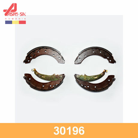 Колодки тормозные задние Рено Логан 1,2 (Renault Logan) 2004г-2018г, Сандеро 1,2 (Renault Sandero) 2009-2018, Stepway I, II 2010-2018 /барабанные/ система TRW/LUCAS, d203мм