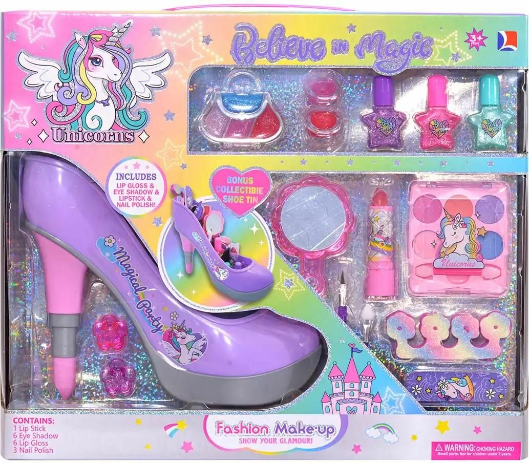 Набор детской косметики КНР помады, тени для век, 1 кисть,1 зеркало