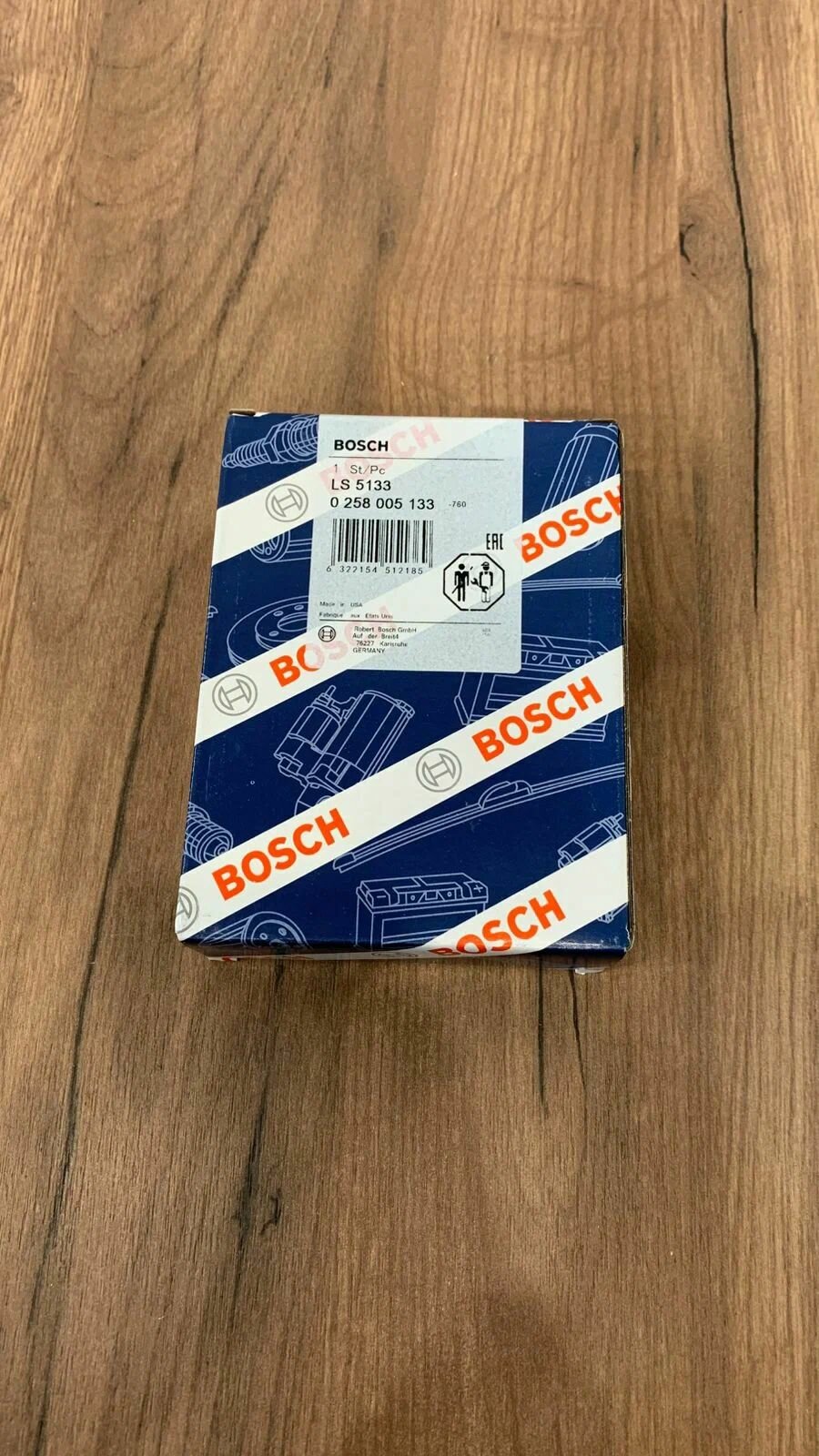 Датчик кислородный BOSCH 0258005133 LADA 2107; 2108; 2110; 2112; Нива 4x4