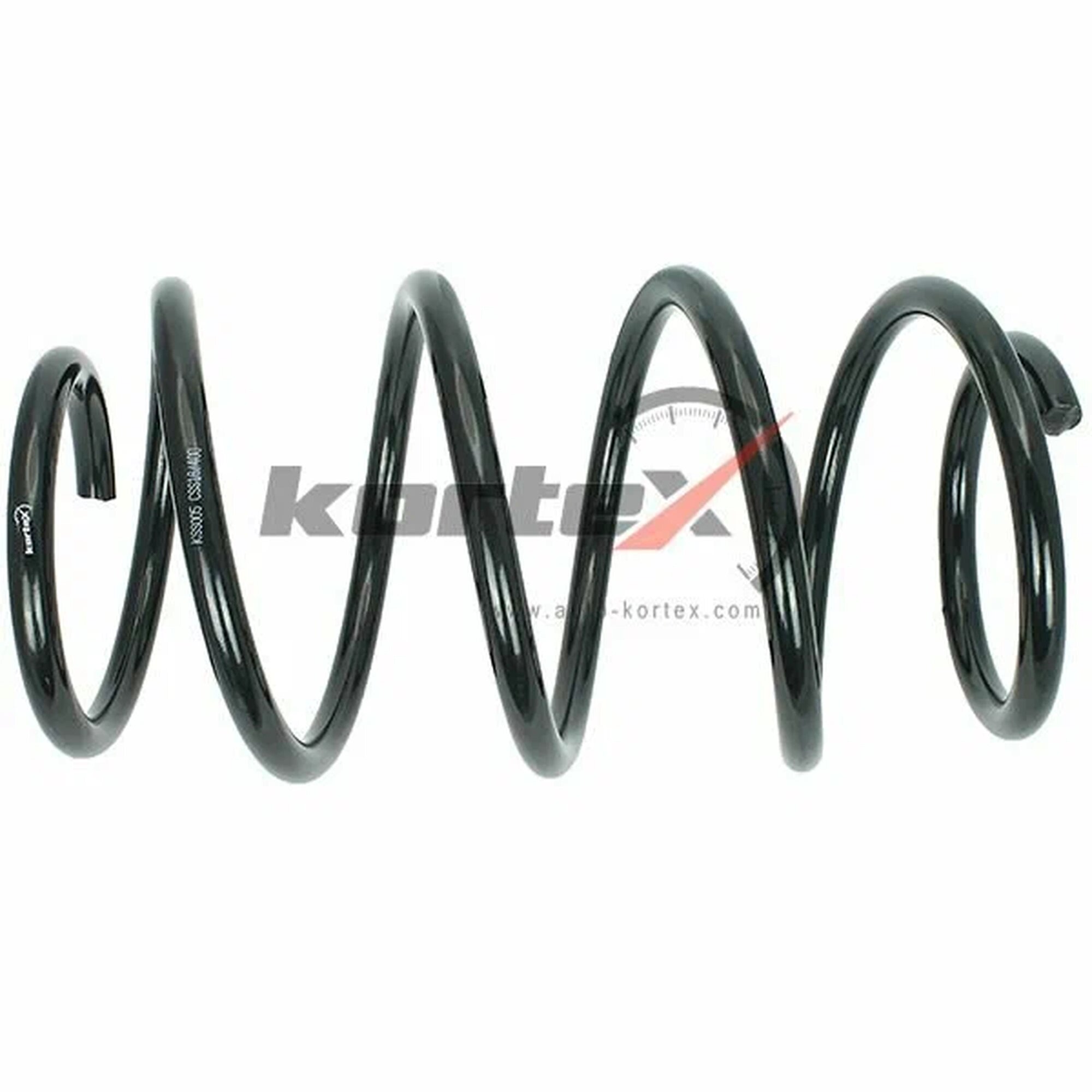 Пружина подвески KORTEX KSS005, передняя, для Audi A6, черная, сталь