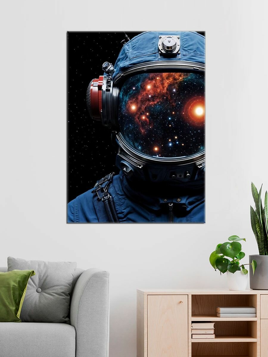 Картина на стену "Космонавты", 50х70 см