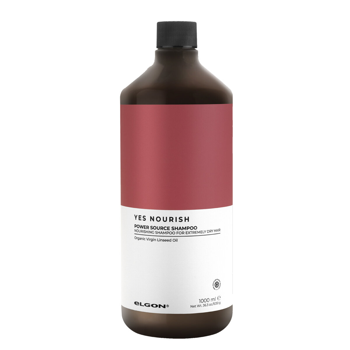 Шампунь питательный для сухих нормальных, толстых и густых волос Elgon Yes Nourish, 1000 мл