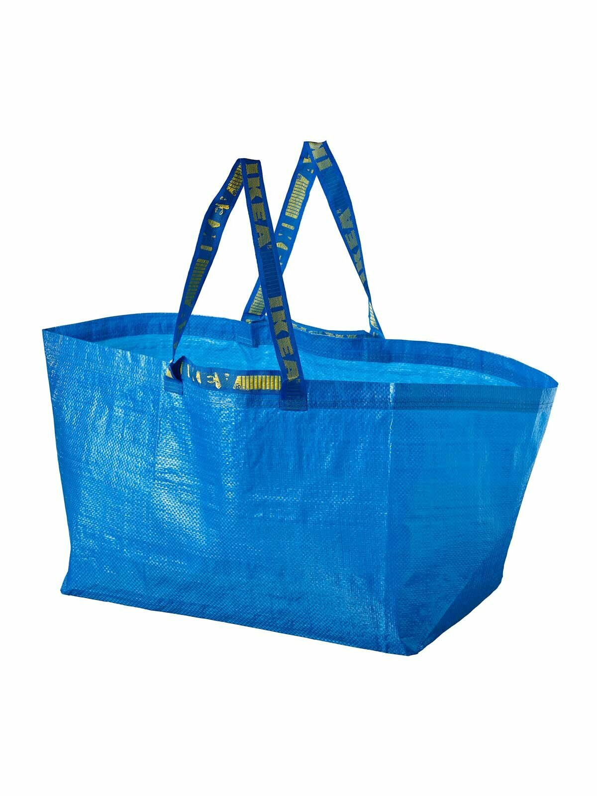 Сумка-переноска IKEA FRAKTA (фракта) 71л, большая, синяя, 55х37х35 см, 1 шт