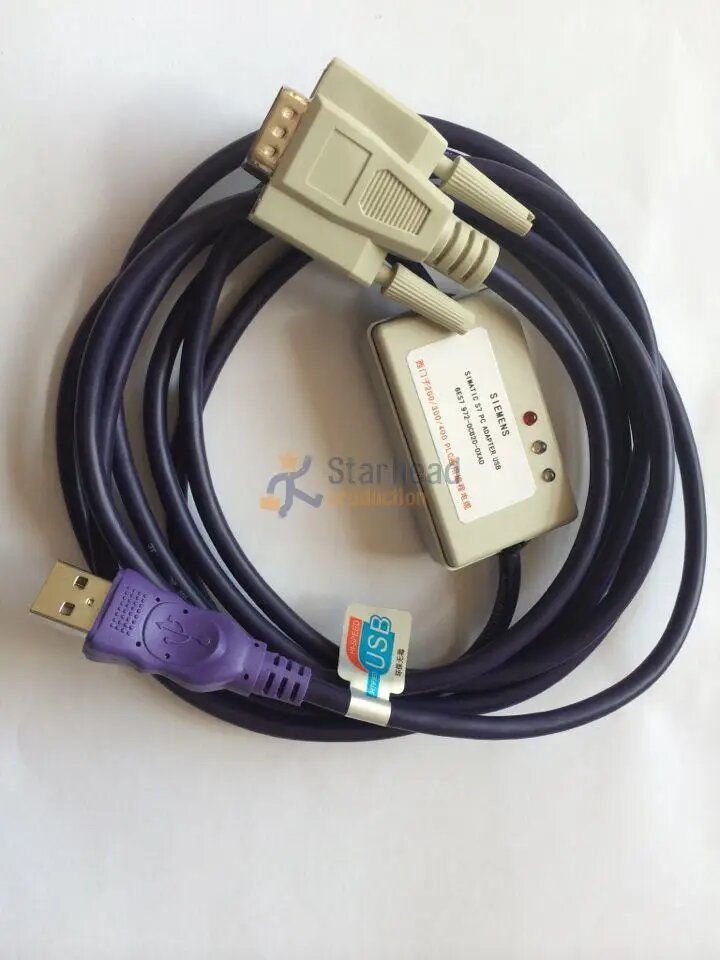 USB-адаптер для ПК USB-MPI для Siemens S7-200/300/400 PLC DP/PPI/мпай воспользуйтесь шиной, 6ES7 972-0CB20-0XA0, Win7 64bit