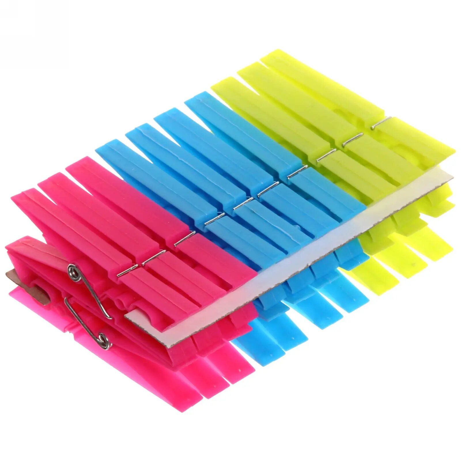 Прищепки бельевые Селфи, 20шт, пластиковые, яркие цвета, 80С