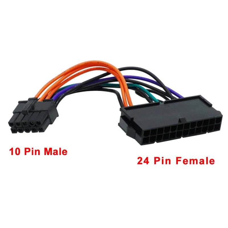 JCD Адаптер питания 24-pin на 10-pin для материнской платы Lenovo