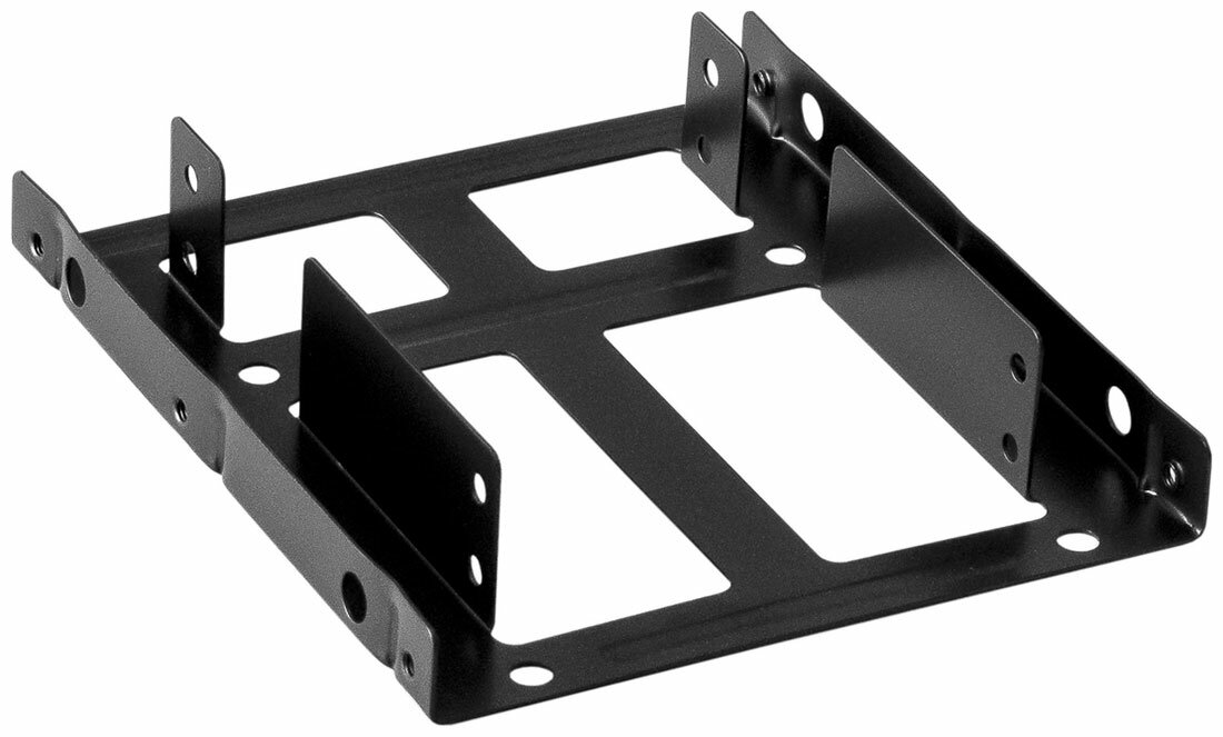 Салазки (переходник) ExeGate HD-22T3M, для установки 2xHDD/SSD 2.5 в отсек 3.5 (EX292544RUS)