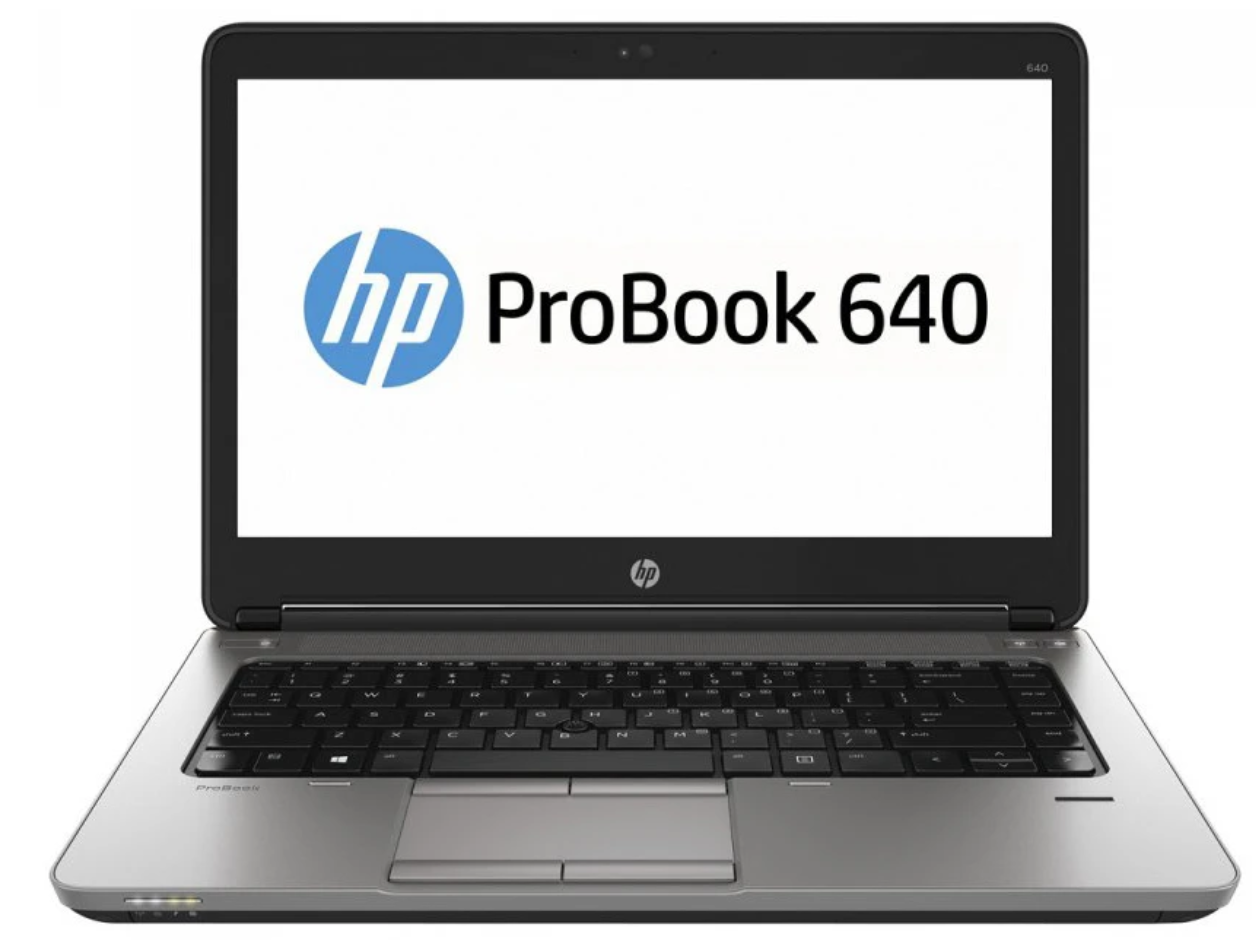 14" Ноутбук HP Probook 640 G1 (1366x768, Intel Core i5-4200M, RAM 8ГБ, SSD 128ГБ, Intel HD Graphics 4600, Win 10Pro)