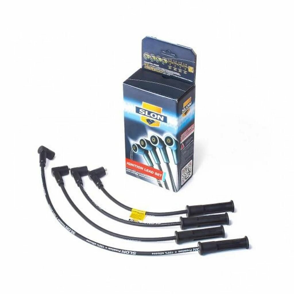 Провода высоковольтные SLON SLN.032 Renault Clio, Kangoo, Laguna, Logan, Megane, Scenic 1.4, 1.6 96-> с двигателем 14-16 OEM № 7700273226