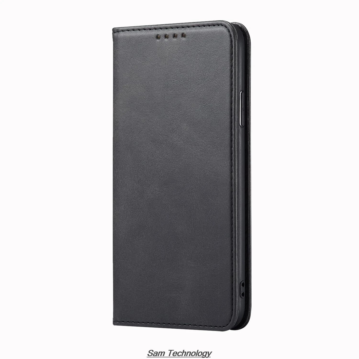 Черный кожаный чехол для Huawei Honor 400 6.55"