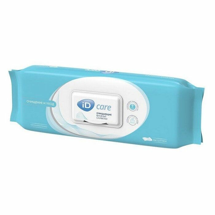 Влажные салфетки White Whale "Care", для профилактики пролежней, 64 шт