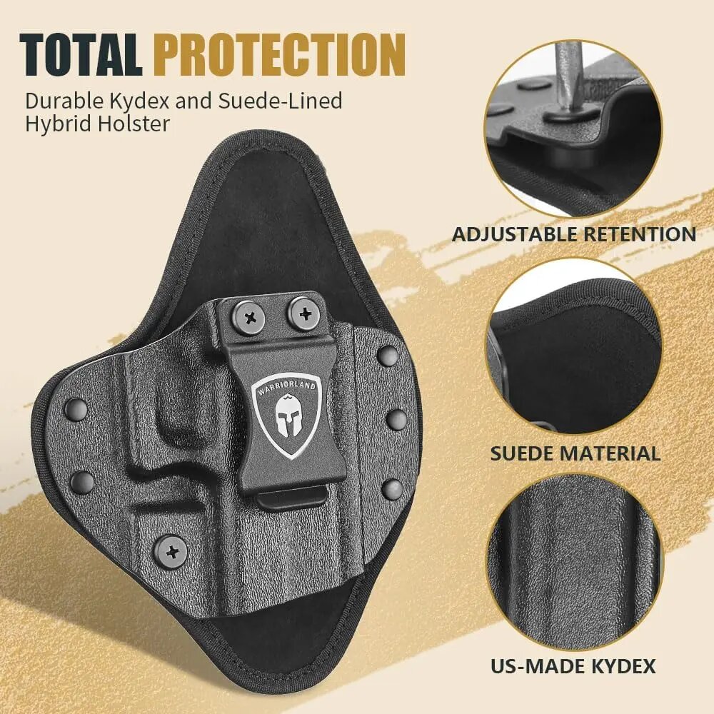Universal IWB Holster Gun Flower Kydex+Nylon для Glock 17, 19, 43X MOS и др.