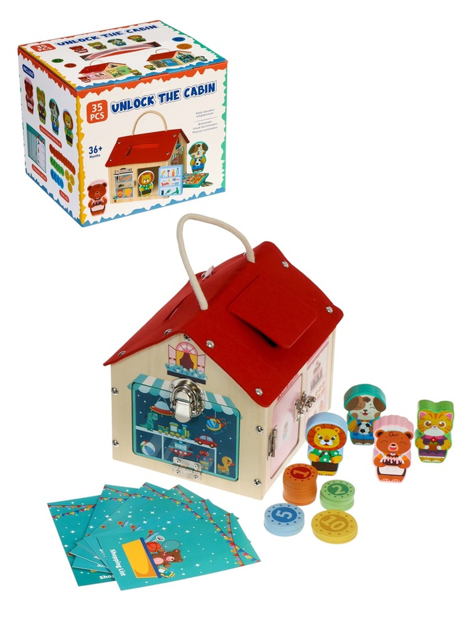 Логический домик «Играем и развиваемся», бизидом