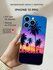 Чехол на Apple iPhone 13 Pro / Айфон 13 Про с принтом "Закат 5"