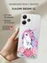 Чехол на Xiaomi Redmi 12 / Сяоми Редми 12 с принтом "Единорог с пионами", прозра...