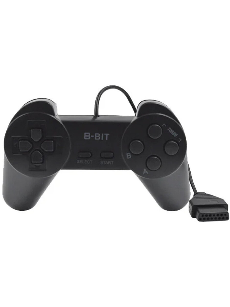 Джойстик для приставок 8 bit черный (рогатый) 15 Pin (широкий разъём)