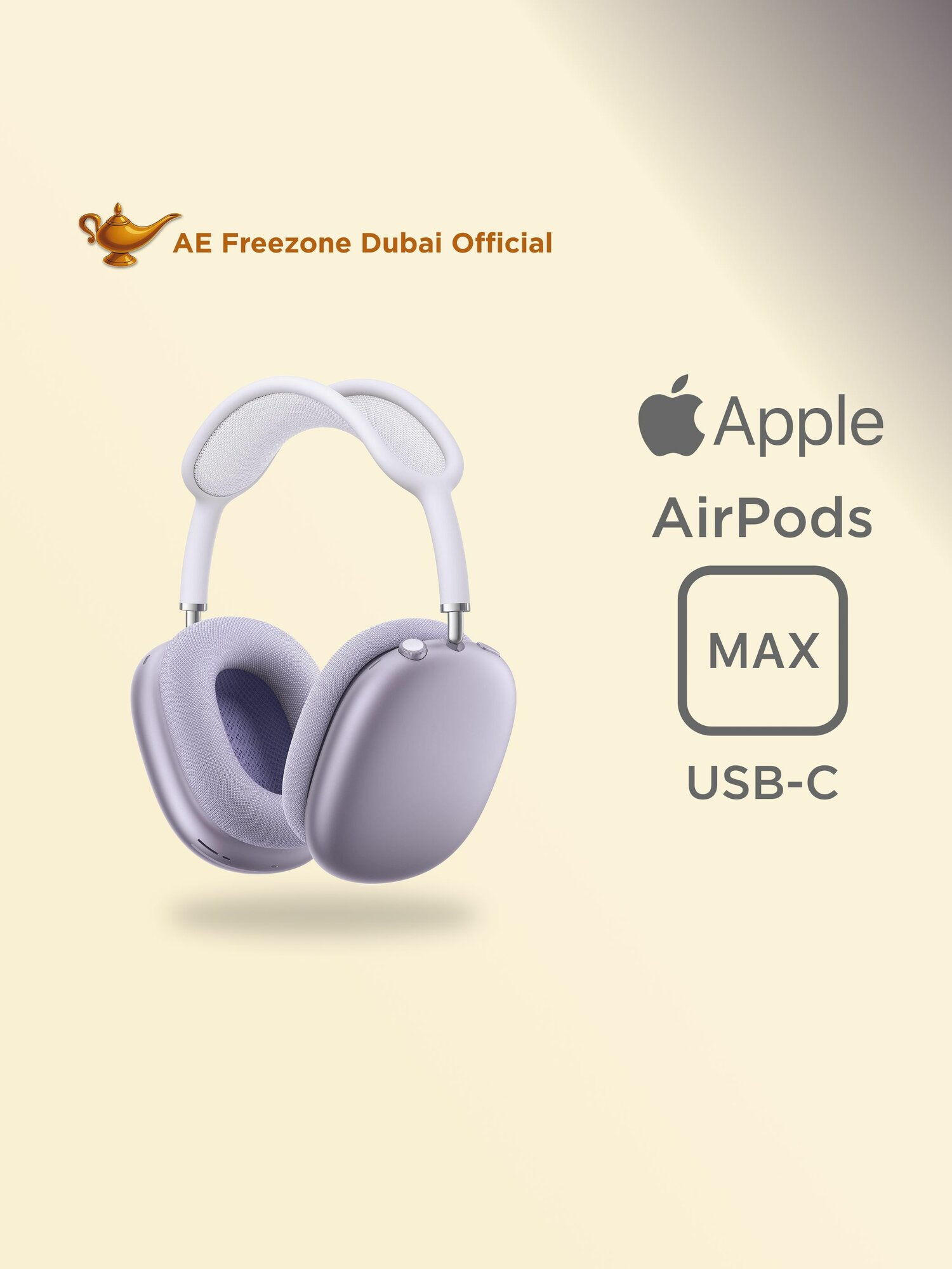 Беспроводные наушники AirPods Max, с шумоподавлением, цвет Purple