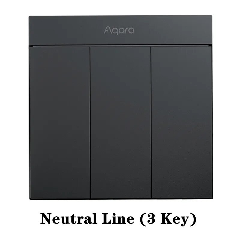Aqara Smart Wall Switch H1M 6 Colors Zigbee Starry Grey 3 Key