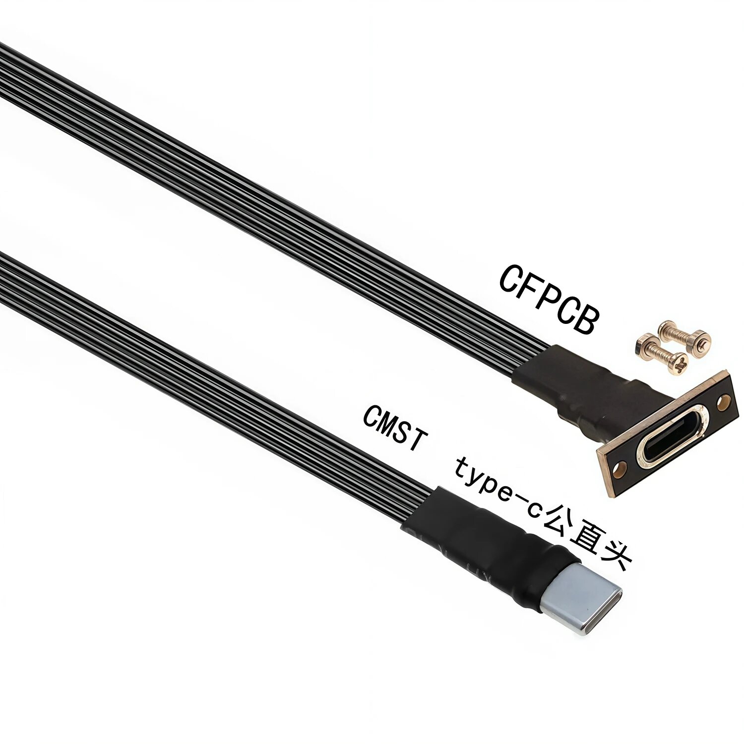 Кабель Type-C 5см под углом 90° CMST-CFPCB