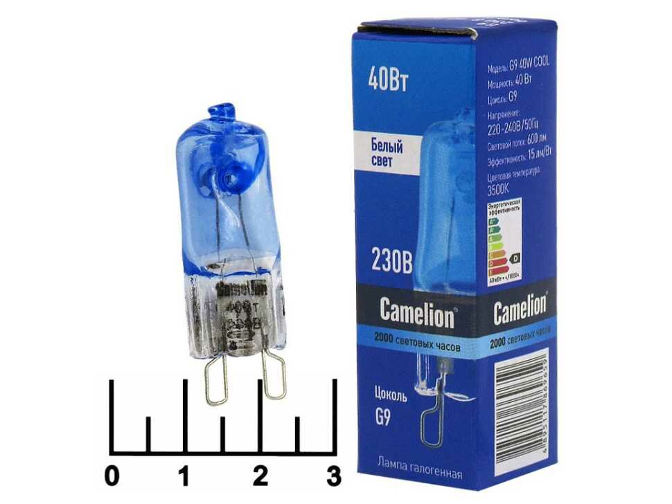 Лампа КГМ 220V 40W G9 Camelion белый свет (11467)