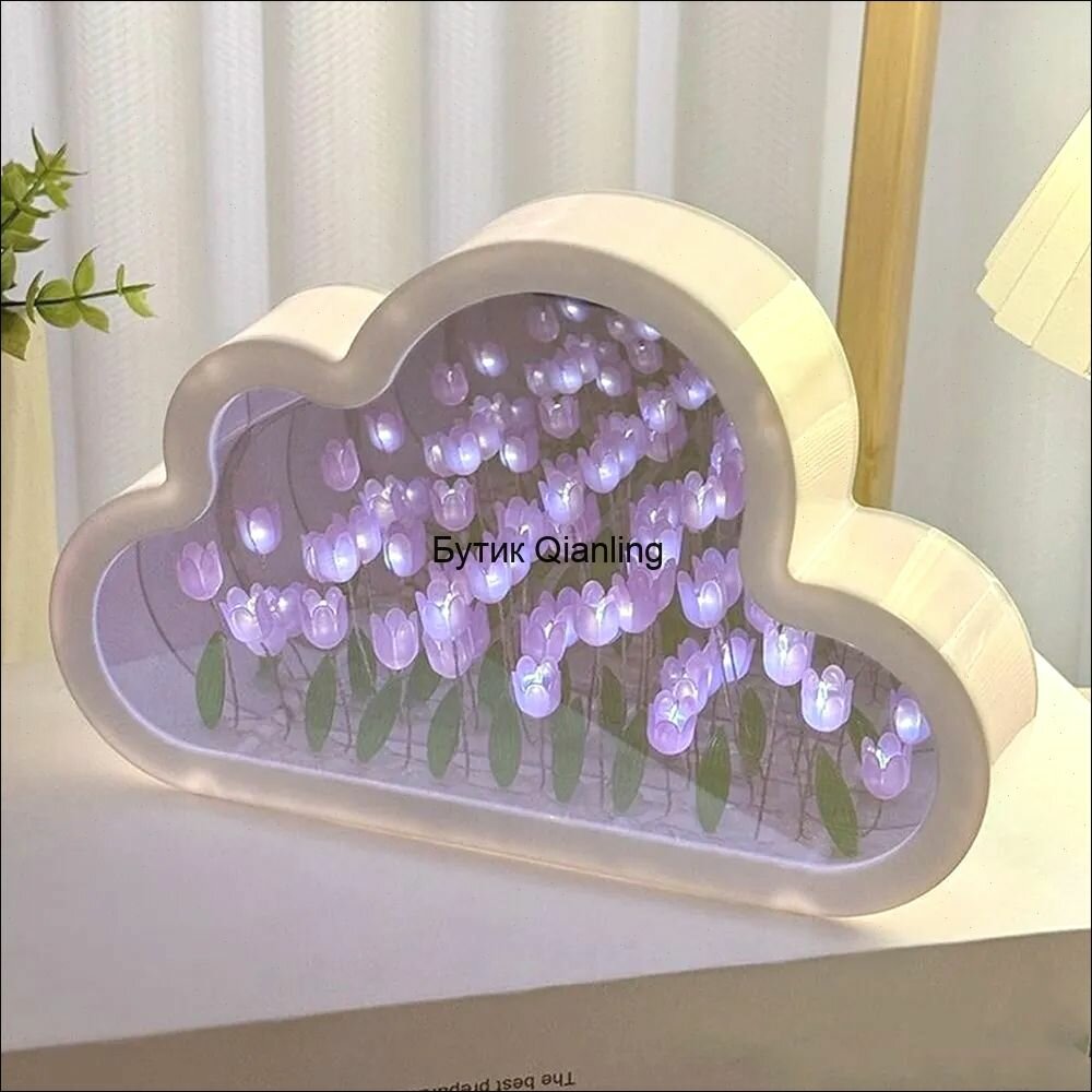 Светильник P737, люминесцентный, ABS-пластик, 20 ламп, фиолетовый