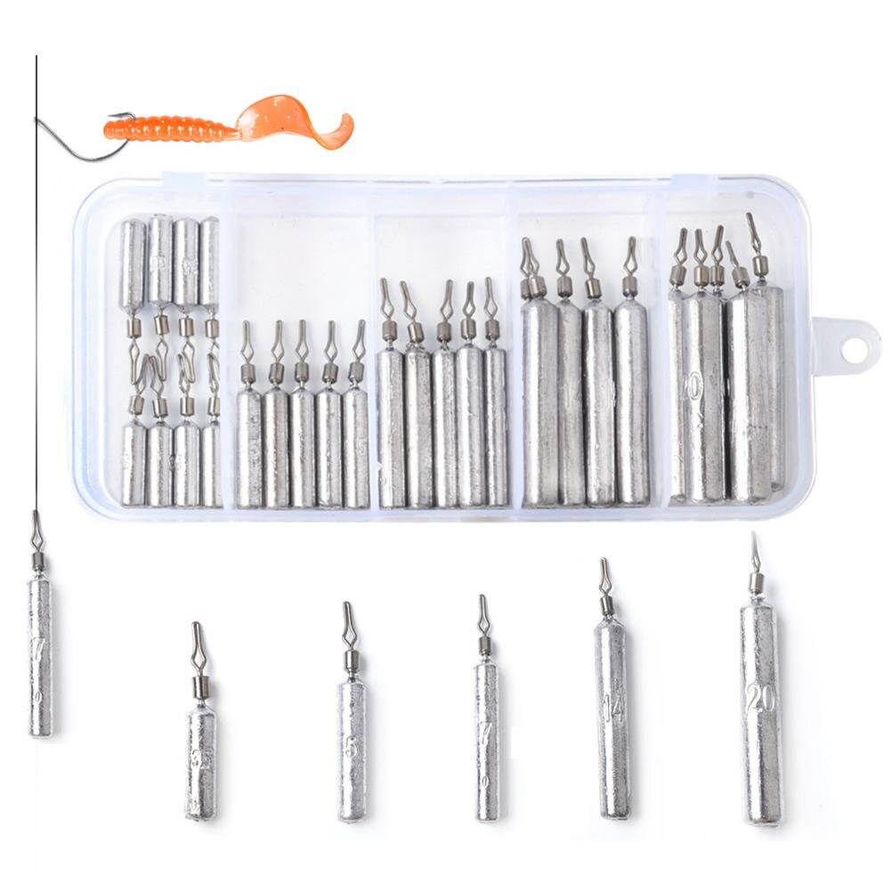 Грузила для рыбалки: набор дробинок для дропшота разных размеров в коробке