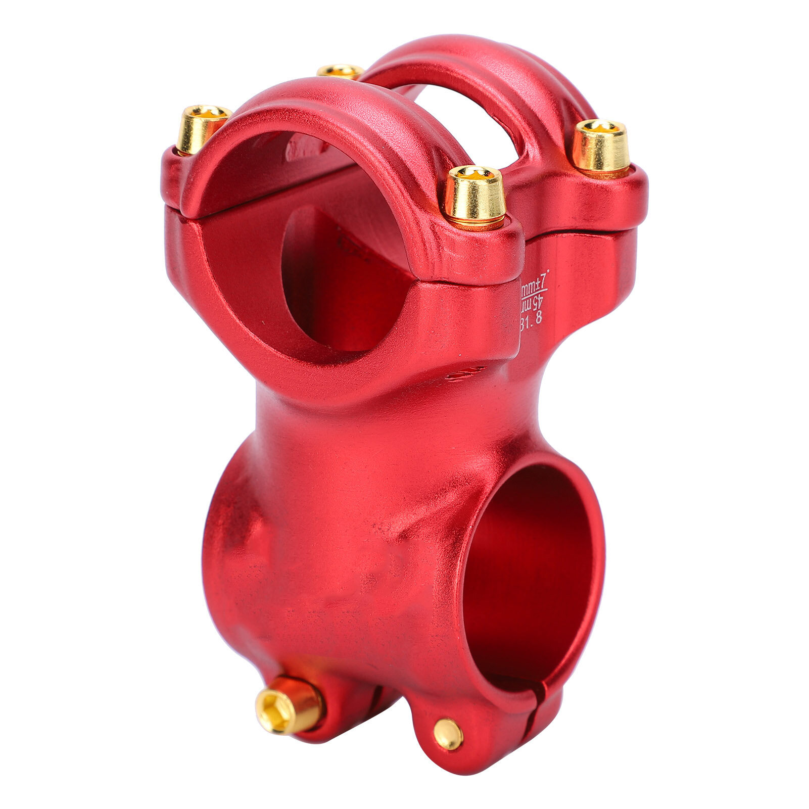 Вынос руля для горного велосипеда из алюминиевого сплава, угол наклона ±7°, диаметр 31,8 мм, короткий, подходит для большинства велосипедов, красный.