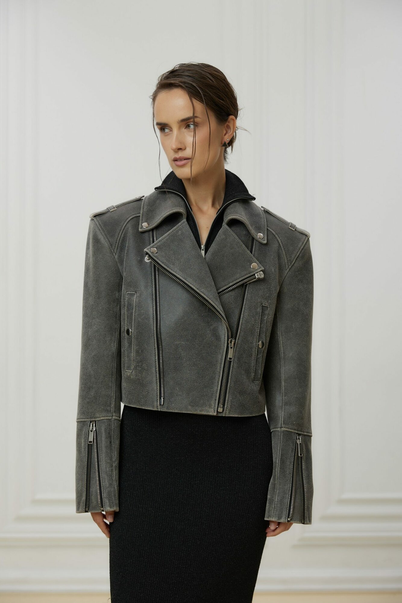 Куртка кожаная