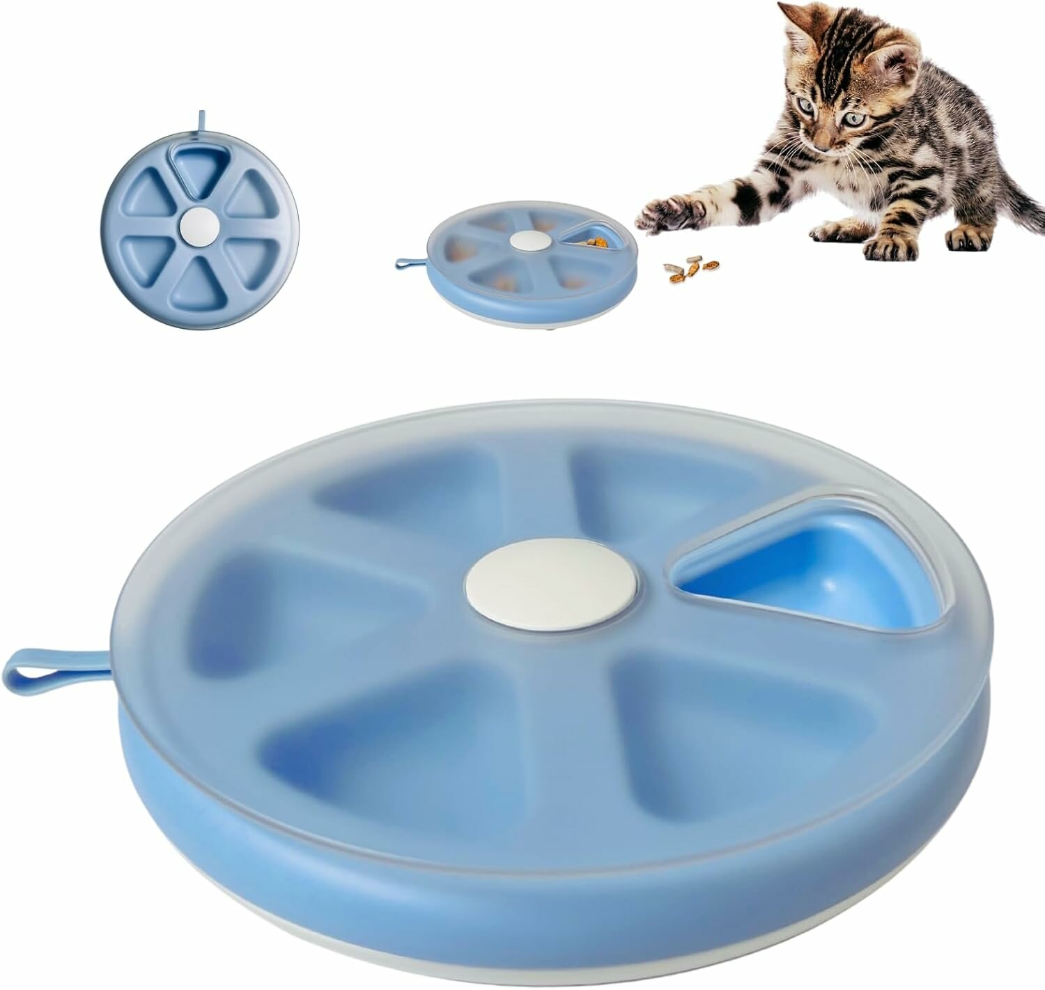 DINGXIAN Интерактивная игрушка-головоломка для кошек: Лабиринт с лакомствами, развивающая кормушка для дома