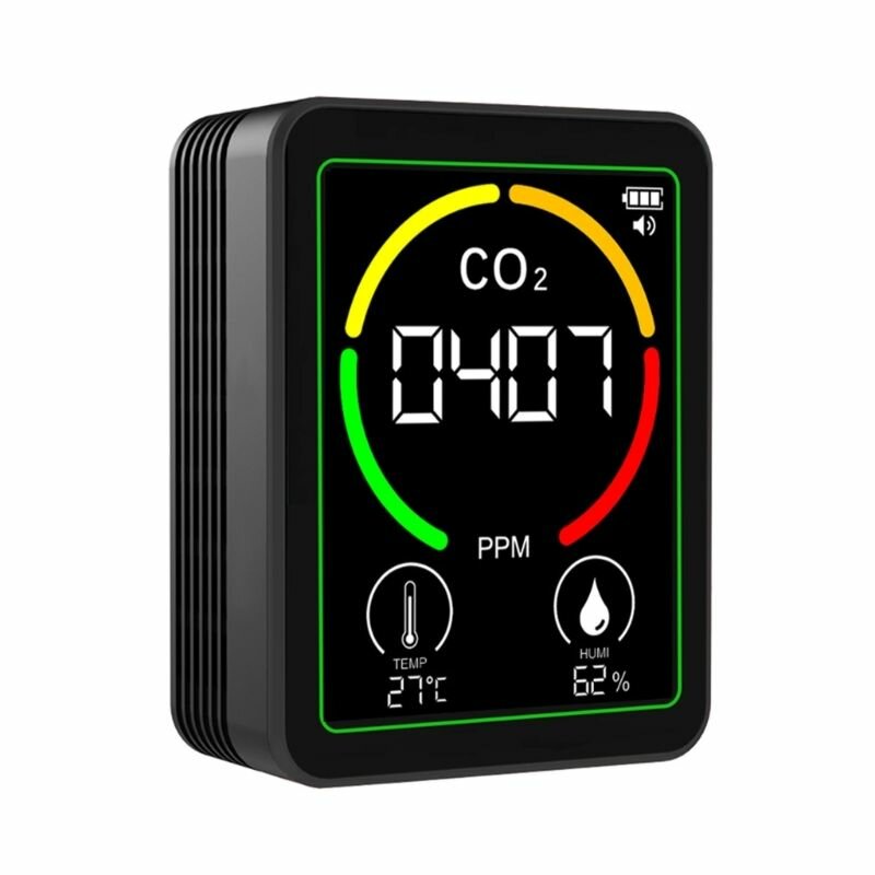 (1 шт.) Датчик CO2 MT03 (аккум. вкл.) - чёрный