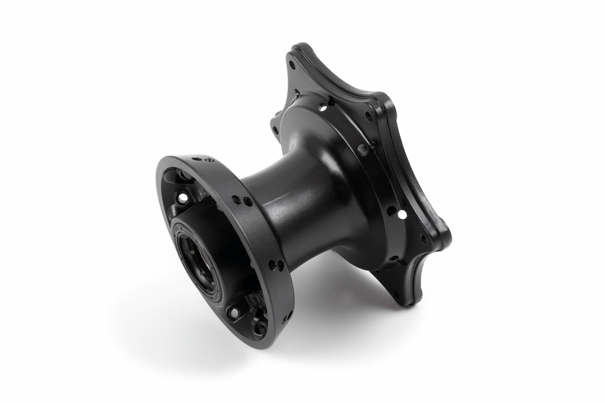 Ступица переднего колеса для эндуро в сборе тип KTM 2017-2023 (Рама К8) черная