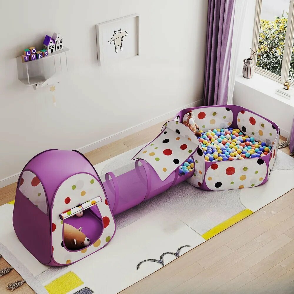 Палатка-туннель "три в одном"